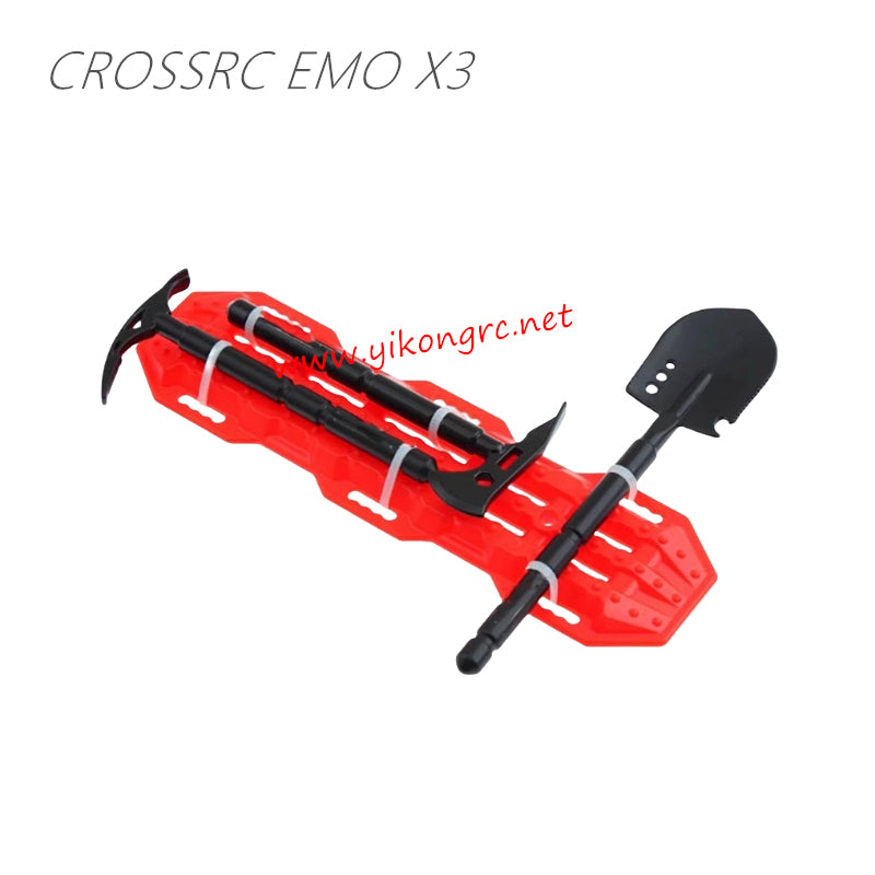 CrossRC EMO X3 Parts Iron shovel, axe, pickaxe, escape board – yikongrc