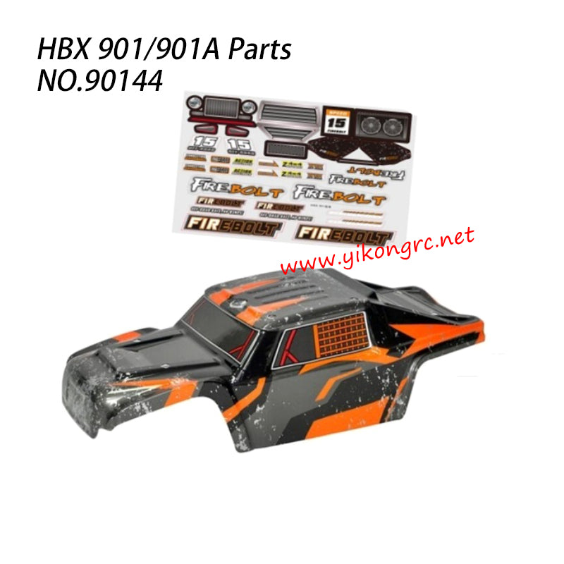 HAIBOXING HBX 901A Parts Body Shell Orange 90144 – yikongrc