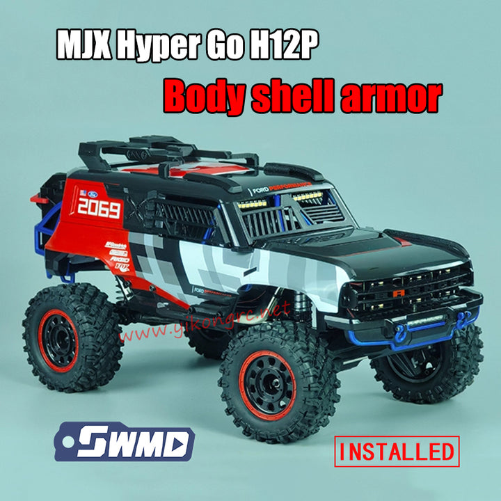 MJX Hyper Go H12P RC Crawler Upgrade Parts Body Shell Armor – yikongrc