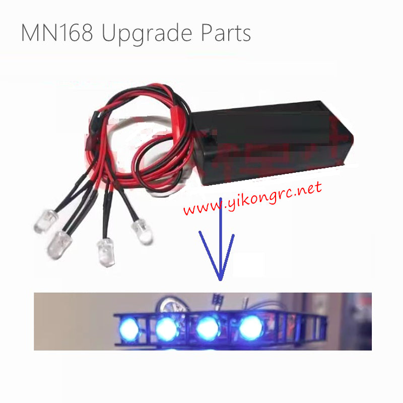 MN Model MN168 Upgrades LED Light and Battery box Wihte light – yikongrc