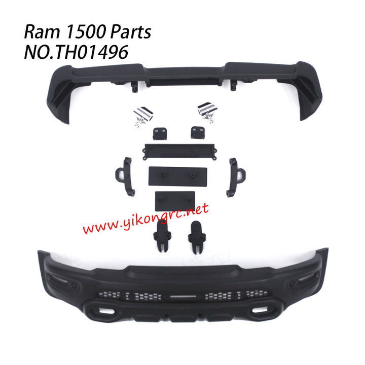 Tractionhobby Ram1500 Parts Front / Rear Bumper TH01496 – yikongrc