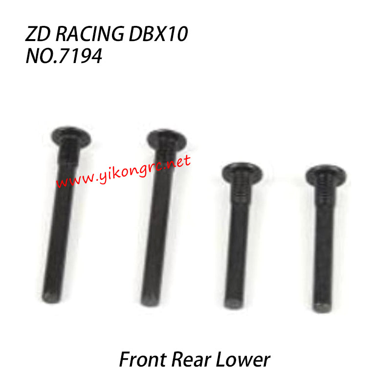 ZD Racing DBX-10 Parts Front Rear Lower Suspension Pins 7194 – yikongrc