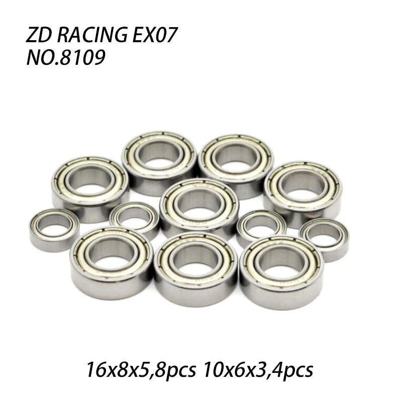 ZD Racing EX-07 Parts Complete Bearing set For Electric Buggy 8109 ...