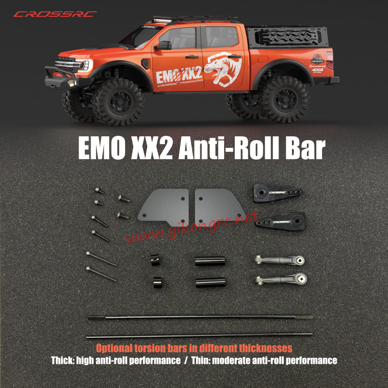 CrossRC EMO XX2 / XXL2 Parts Sway Bar Kit Modified Anti Roll Bar Kit ...